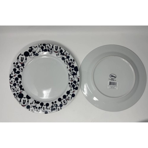 Disney All Over Mickey Dinner plates Set of 2 - NEW | eBay