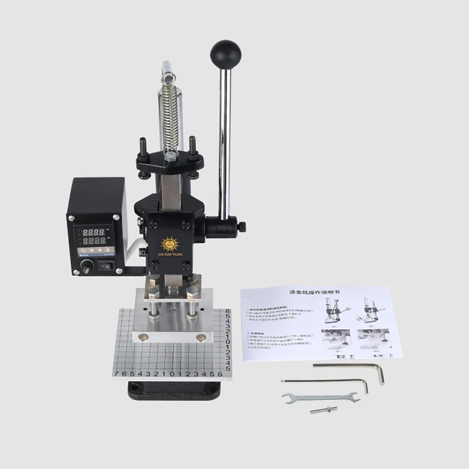 Hand Press Hot Foil Stamping Machine DIY Manual Electric Heat Embossing ...