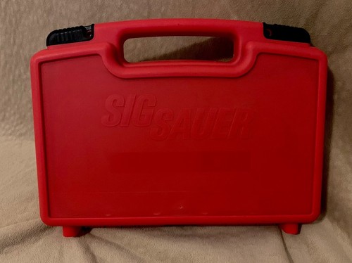 Sig Sauer Arms Factory Pistol Case Red CPO | eBay