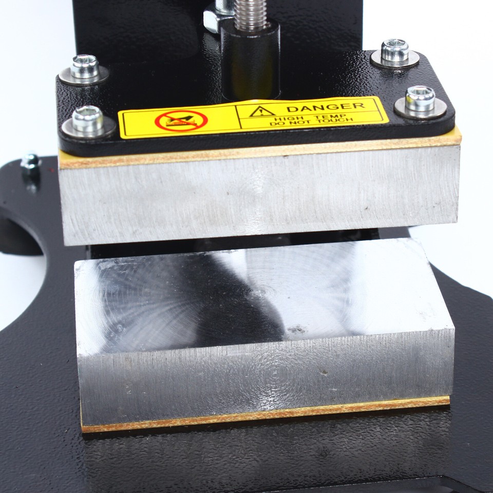 Heat Press Machine Dual Heating Stamping Transfer Printer Wax Extractor ...