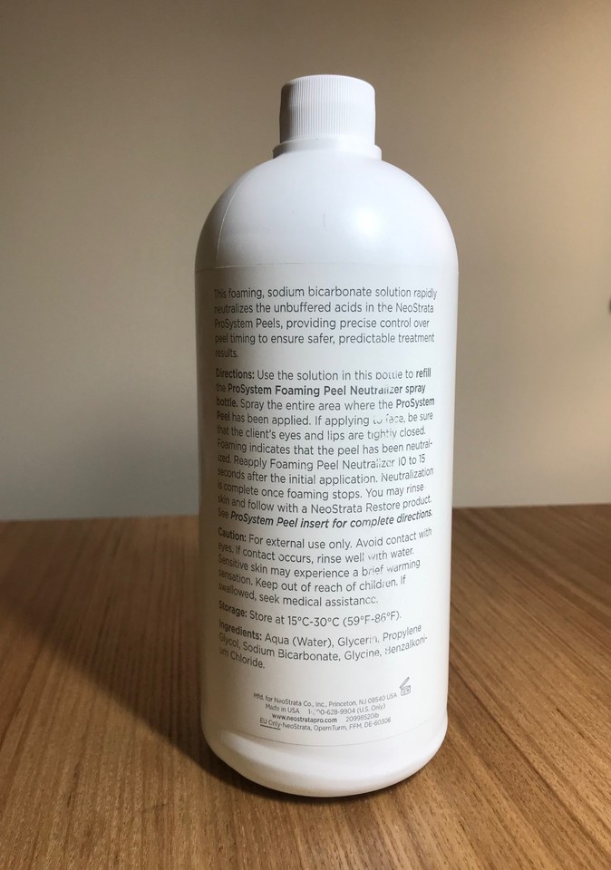 NeoStrata Foaming Peel Neutralizer Refill 975ml / 33oz New & Sealed | eBay