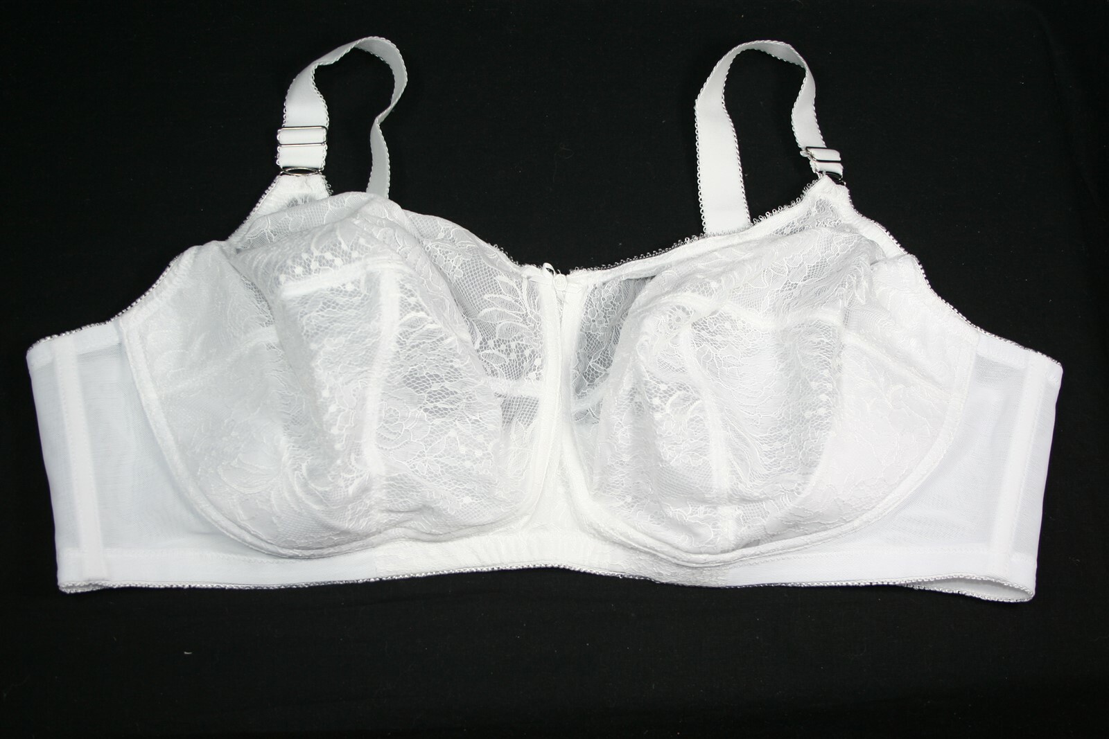 208X01 Glamorise 1102 Full Coverage Push Up Wirefree Bra 46H White NWOT ...