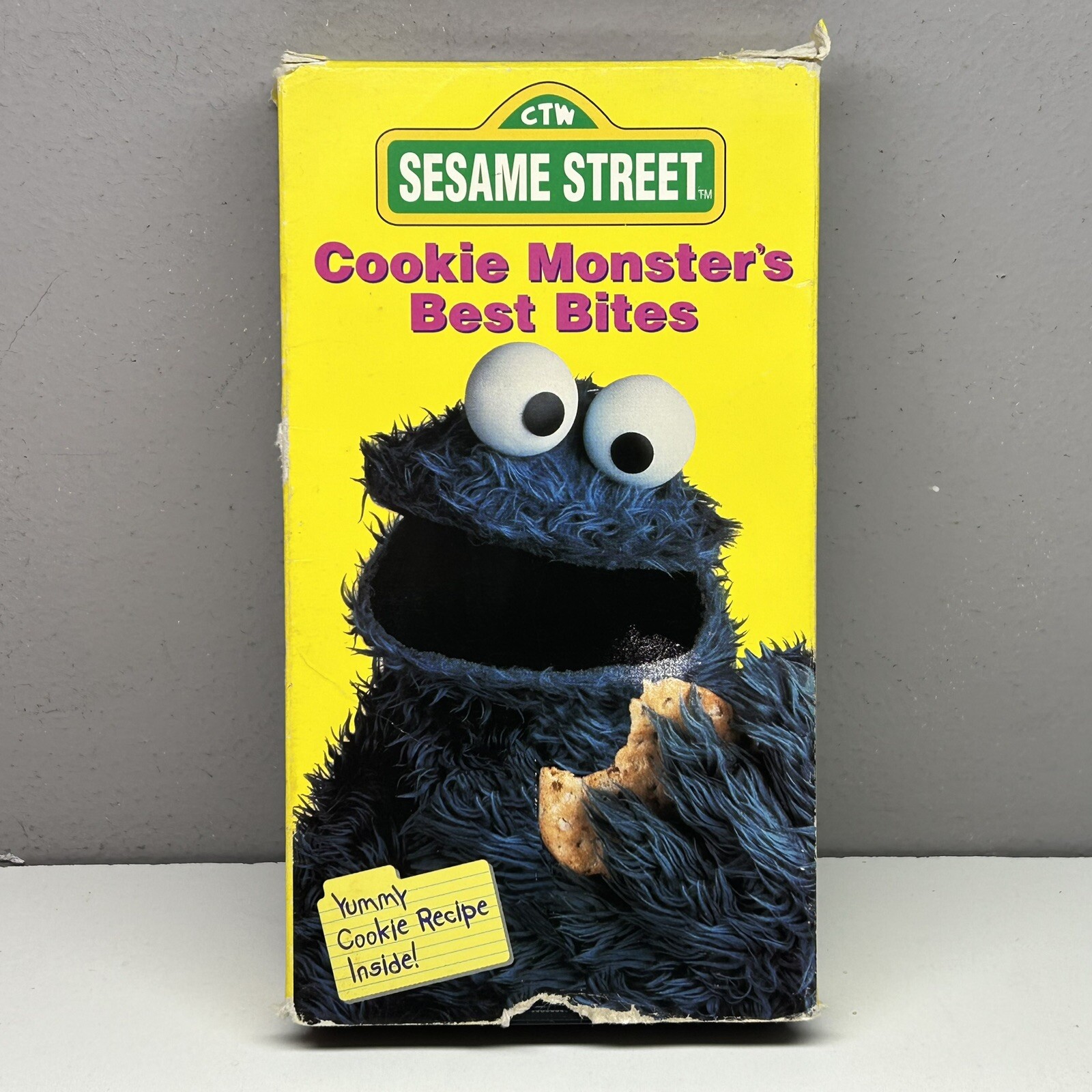 Sesame Street Cookie Monster’s Best Bites VHS 1995 Video Tape Kids ...