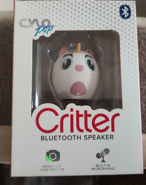 Cylo Pop Unicorn Critter Bluetooth Speaker Built in Mic Remotely Take ...