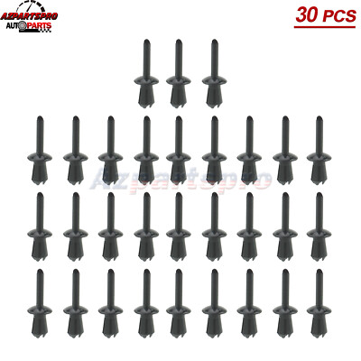 30 Fender Liner Rivet Glove Box Exterior Trim Expanding Clip For BMW ...