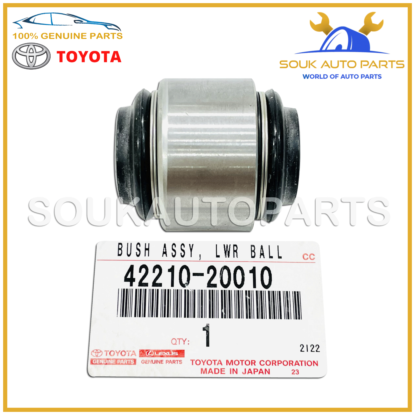 42210-20010 GENUINE TOYOTA BUSH ASSY, LOWER BALL 4221020010 OEM | eBay