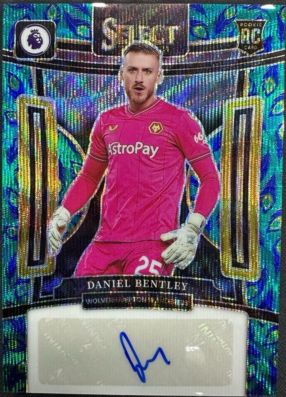 2023-24 Panini Select Premier League - Signatures Daniel Bentley #S-DBE ...