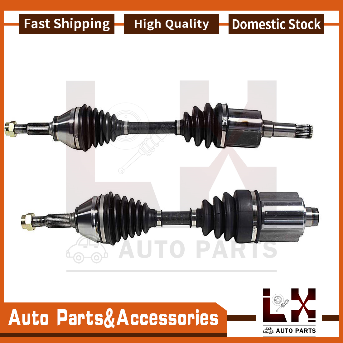 2X CV Axle Joint Shaft GSP Front fits CHEVROLET COBALT HHR Manual Trans ...