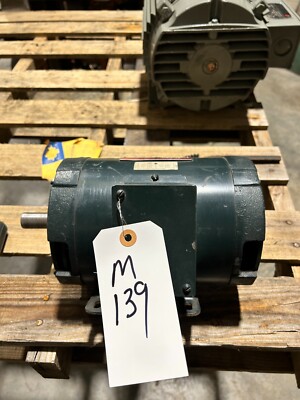 Ajax 1HP Motor, 1725RPM, 3PH, 230/460V, 143T Frame (#139) | eBay