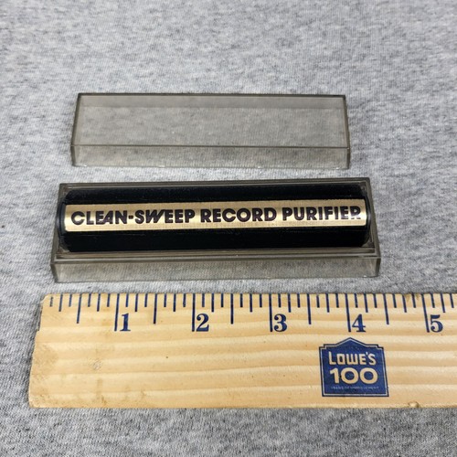 Vintage Clean Sweep Record Purifier Velvet Cleaner in Original Storage ...