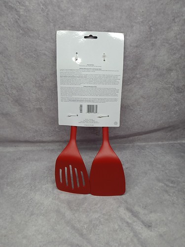 Cuisinart Spatula Slotted Solid Turner Set Red Nonstick Cookware Safe | eBay
