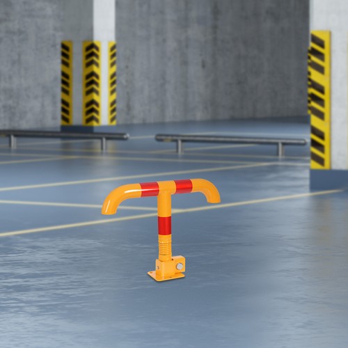 Manual Car Parking Lock Metal Key Lock Bright Color T Shape Car Parking ...