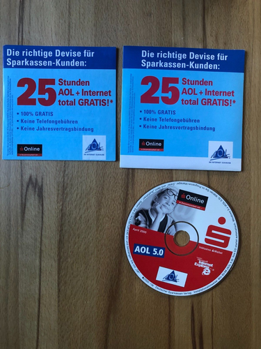 AOL Internetzugang Sparkasse 2000 CD-ROM | eBay