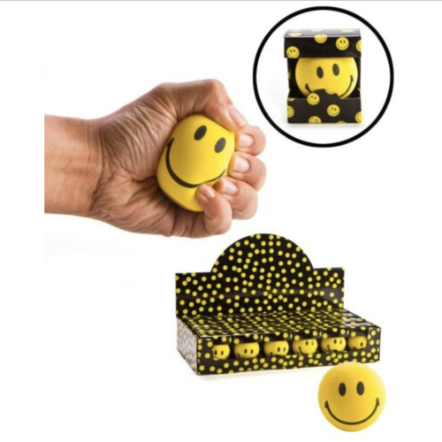 Ng150 Smiley Face Stress Ball Squeeze Relief Novelty Squishy Soft Funny ...