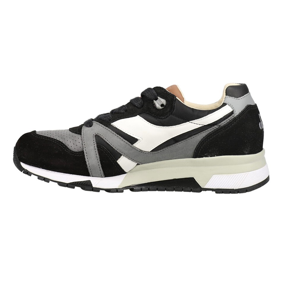 Diadora N9000 H Ita Lace Up Mens Black Sneakers Casual Shoes 172782 ...