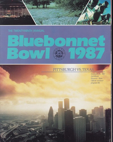 Pittsburgh vs Texas 1987 Bluebonnet Bowl college football program | eBay