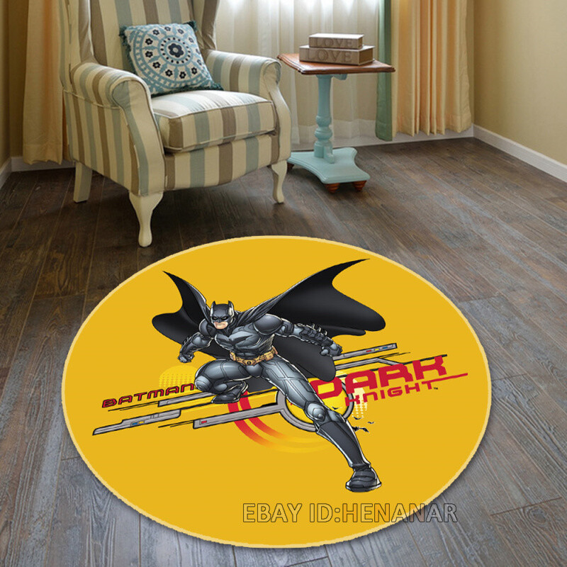 DC Anime Batman Carpet Round Floor Mat Home Decorate Area Rugs Multi ...
