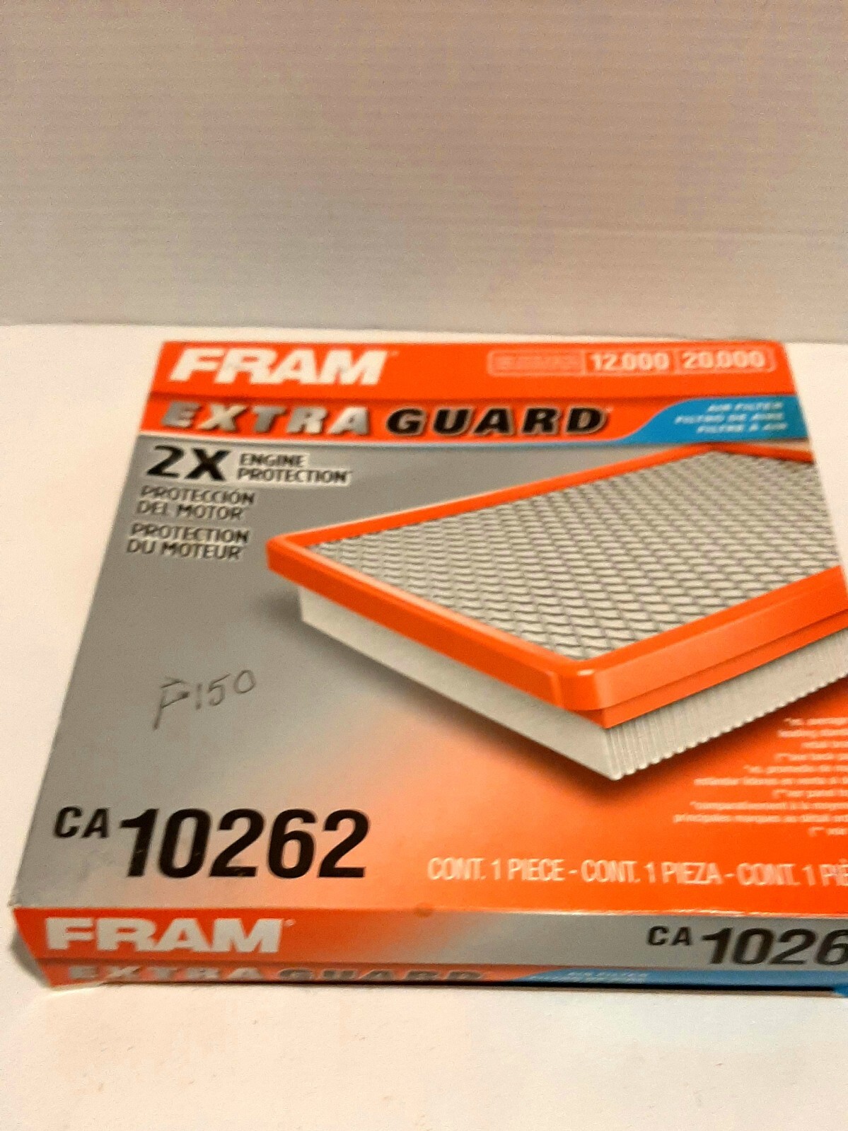 Fram CA10262 - Air filter cross reference