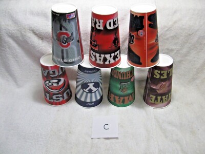 NCAA 3D Holographic 16oz Spirit Cups~BYU~MARSHALL~SEMINOLES~UTEP~TEXAS ...