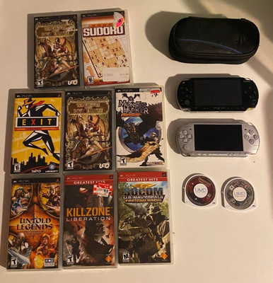 PSP lot. Two PSP systems and 10 games | eBay