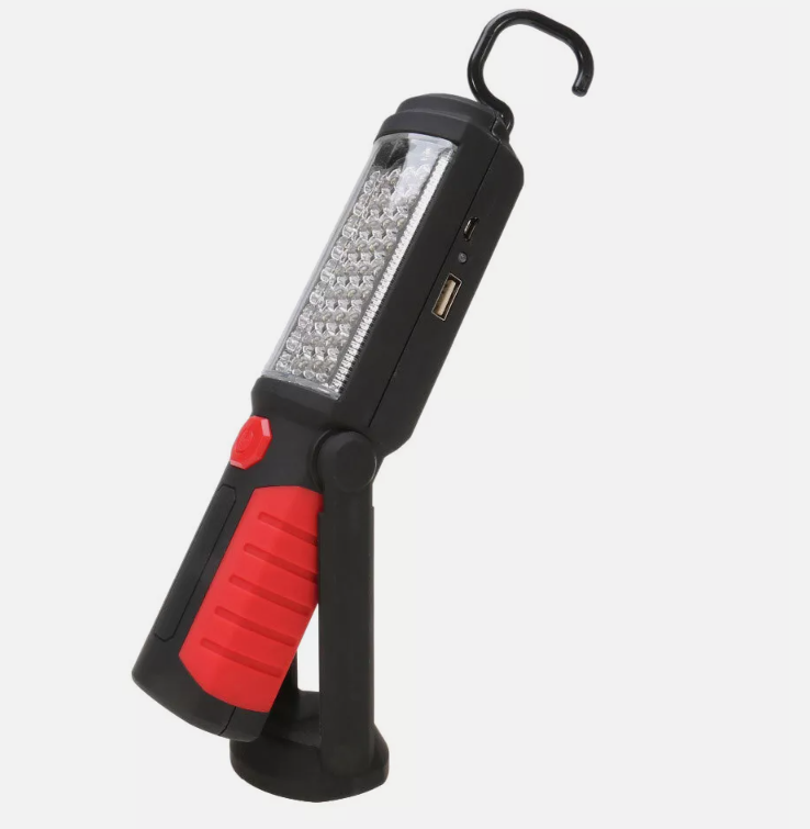 LED COB Hand Torch Magnetic Rechargeable Work Lamp Car Workshop ...