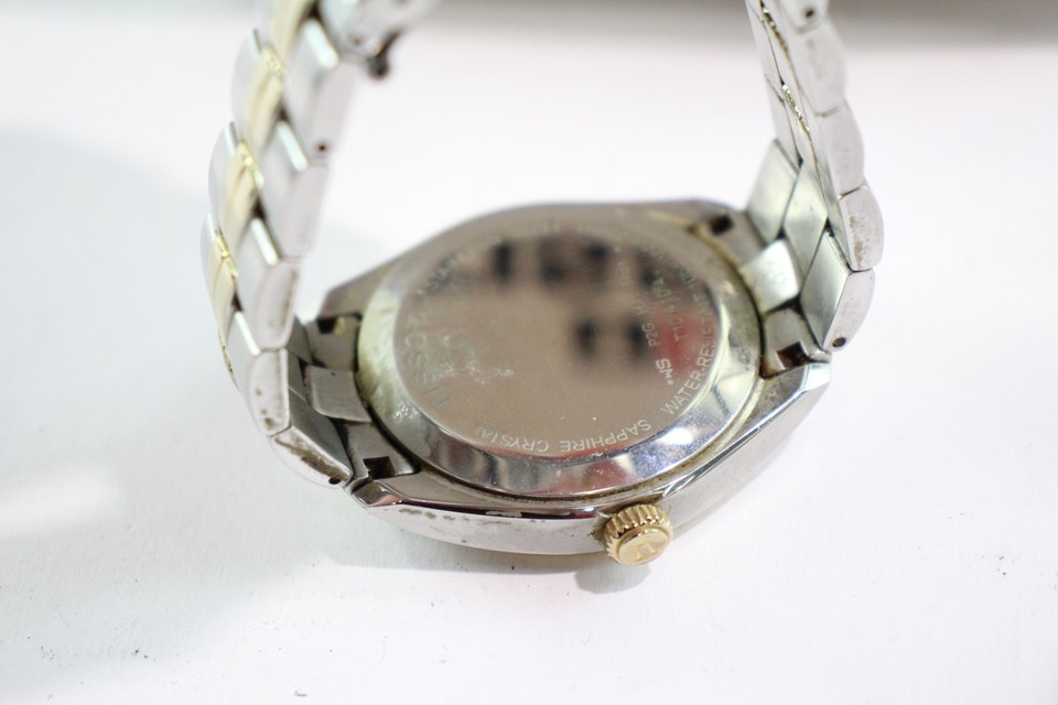 Mens Tissot PR100 Two Tone Watch Ref T101410A Quartz Working | eBay UK