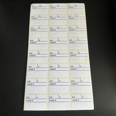 960 Removable Price Labels Tags Stickers Consignment Vendor Antique ...