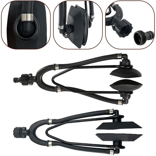 Black Coated Outboard Engine Flush Kit Eliminate Salt and Sand Deposits ...
