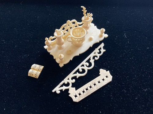 Artisan Dollhouse Miniature Carved Bone Miniature Parts & Pieces | eBay