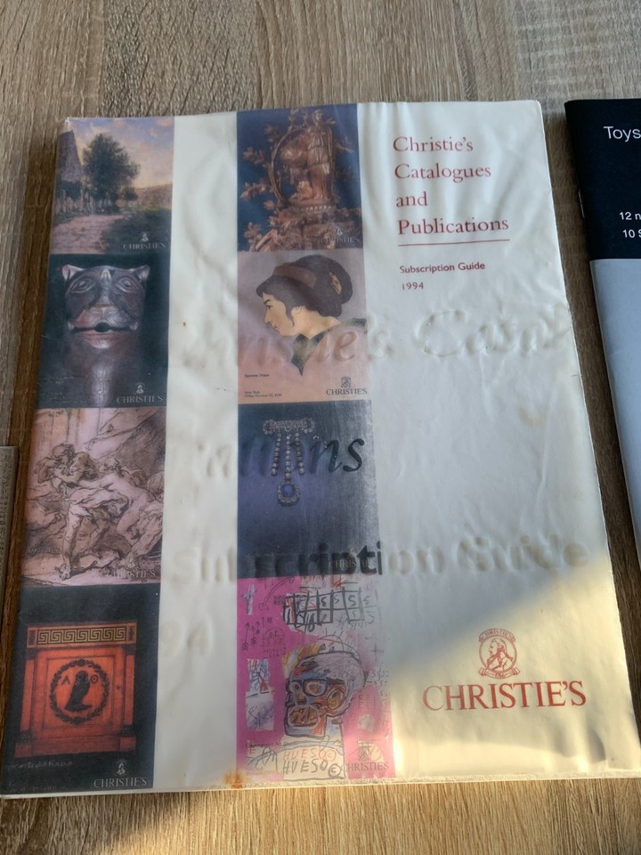 Vintage Auction Programmes - Christie & Philips 1990's | eBay UK