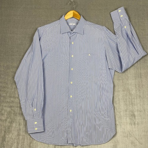 Dean Jett Custom Clothier Button Up Mens L Coastal Preppy Made in USA ...