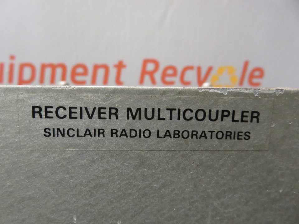 Sinclair Radio Laboratories Receiver Multicoupler RM0400 911 Emergency ...