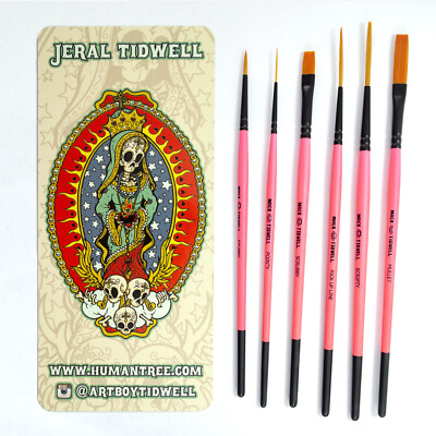 Andrew Mack/Tidwell Broken Pinkies Pinstriping Paint Brush Synthetic ...