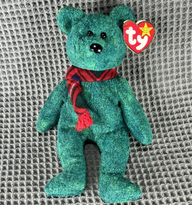 TY Beanie Baby - WALLACE the Bear 9 inch Stuffed Animal Toy | eBay