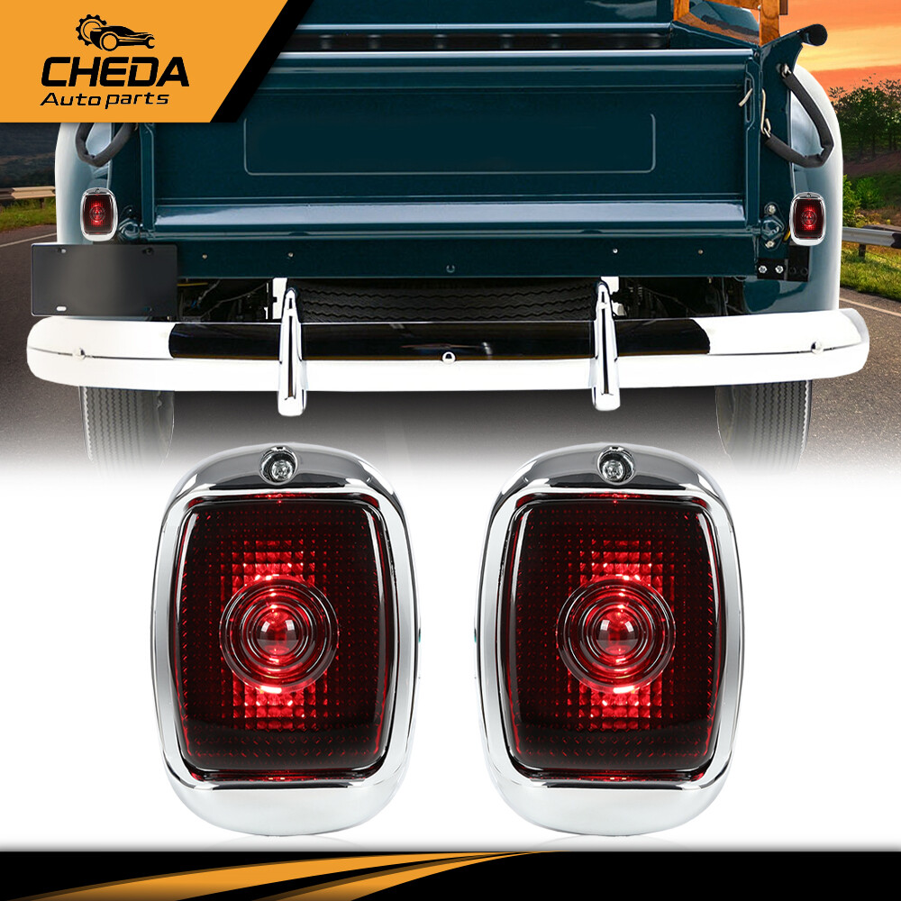2x Fit For 1940-53 Chevy First Series Pickup Truck Rear Tail Lamp ...
