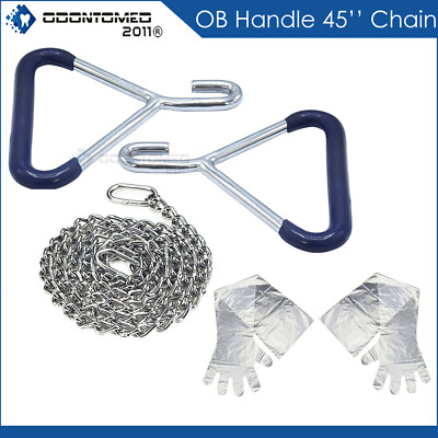OB Apparatus Ob Handles & Chain 45'' with Disposable Gloves Calving ...