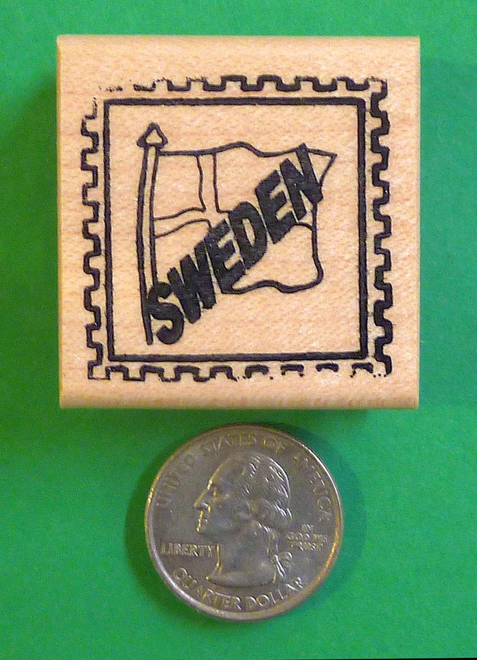 Country and Continent Passport Stamp Frame Rubber Stamps, wood mtd ...