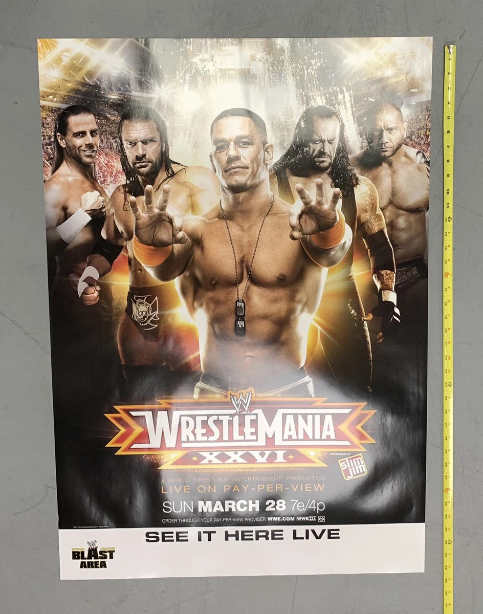 Wwe Wrestlemania 28 Poster