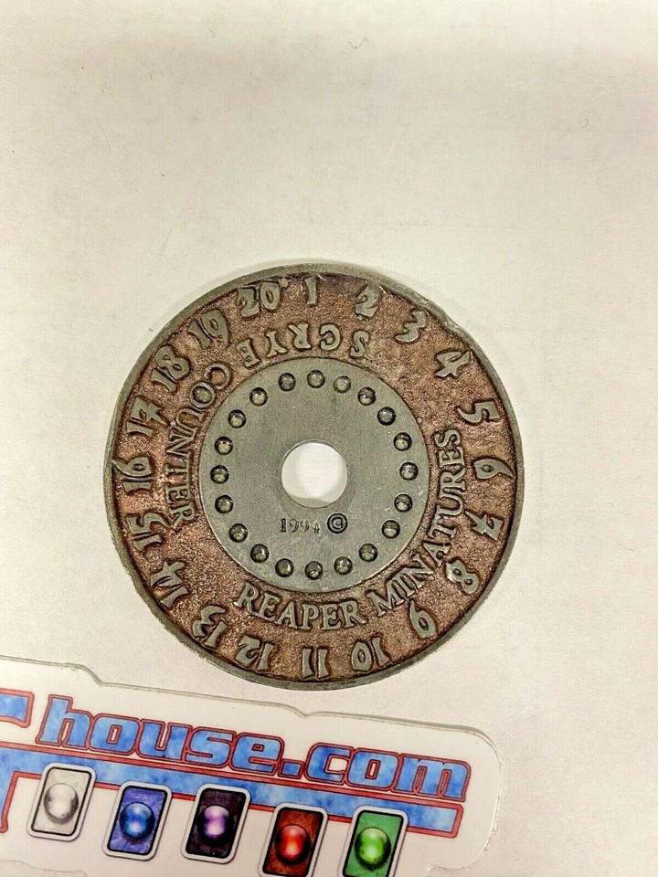 Scrye Reaper 1994 Wizard w/Orb Bronze Life Counter - Magic MTG ...