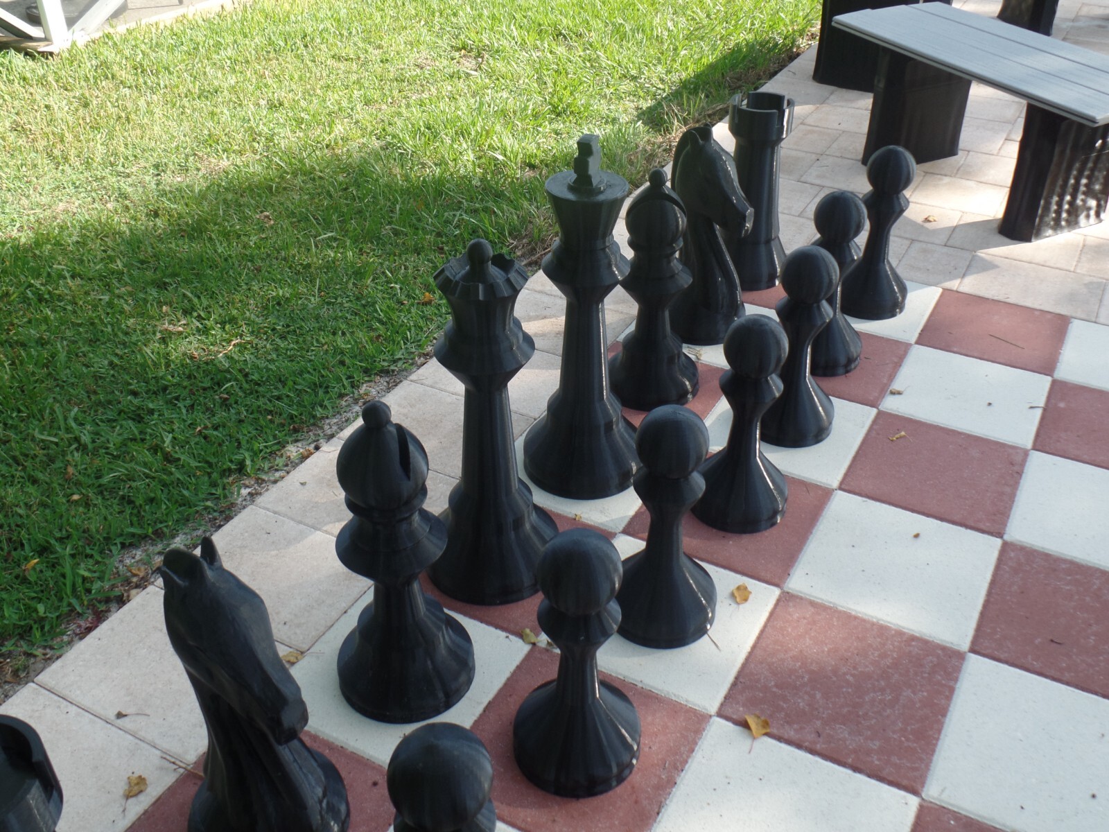 Giant 24 Inch Chess Set with 25-inch tall Kings Indoor outdoor | eBay