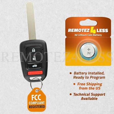 Keyless Entry Remote for 2014 2015 Honda Civic Car Key Fob Control | eBay