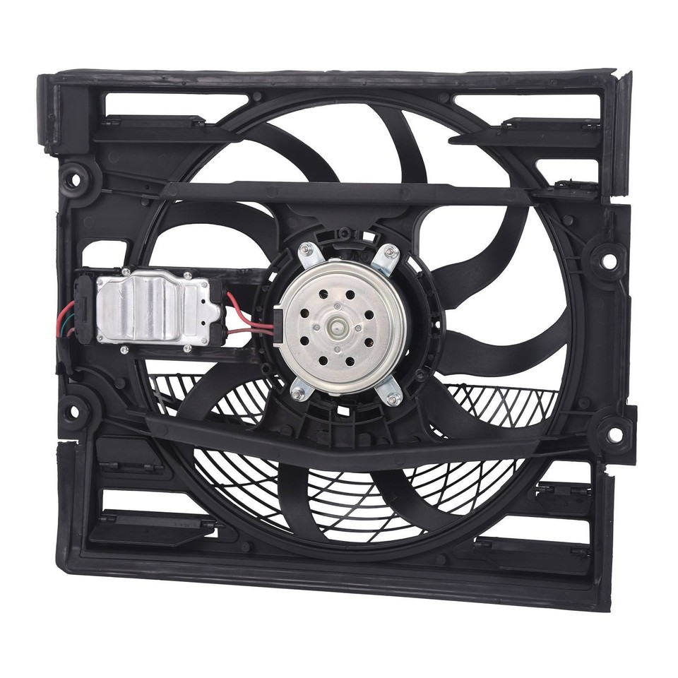 Radiator Cooling Fan Assembly Fits BMW 740i 740iL 750iL Z8 1999-2003 ...