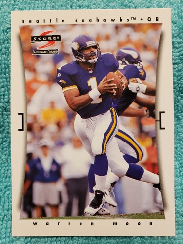 1997 SCORE WARREN MOON #12 SEATTLE SEAHAWKS | eBay