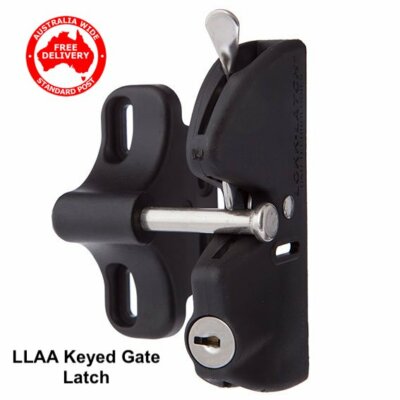 D&D LOKK LATCH Key Operated Gate Latch & Lock -LLAA -55310012 -FREE ...