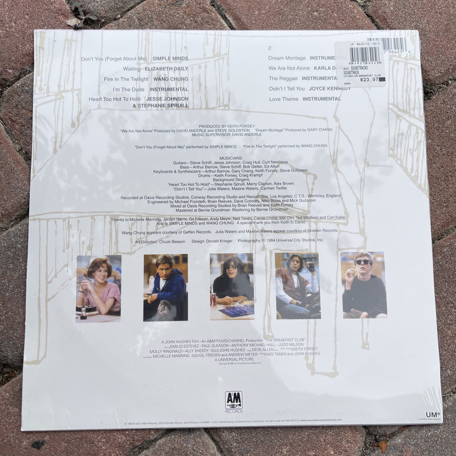 Breakfast Club [LP] by Original Soundtrack (Vinyl, Apr-2012, Universal ...