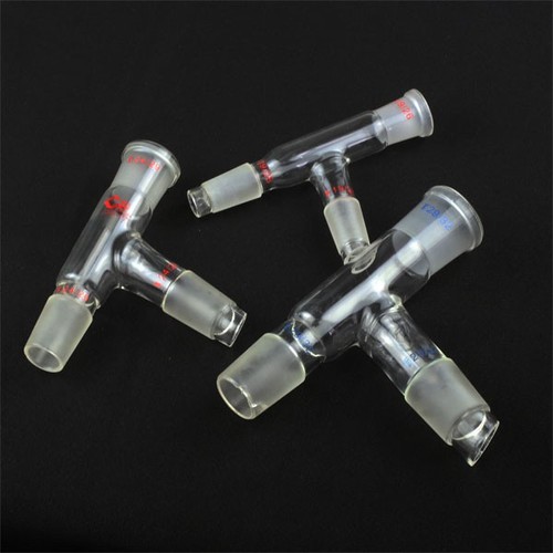 75 Bend Distillation Three Way Glassware Adapter Chemistry Laboratory ...