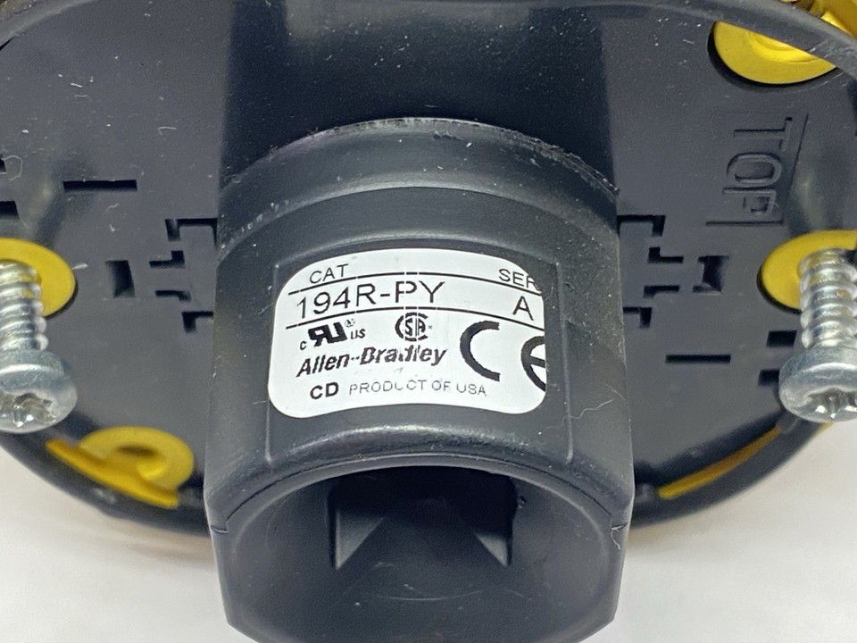 Allen Bradley 194R-PY Ser A Operating Handle Red/Yellow | eBay