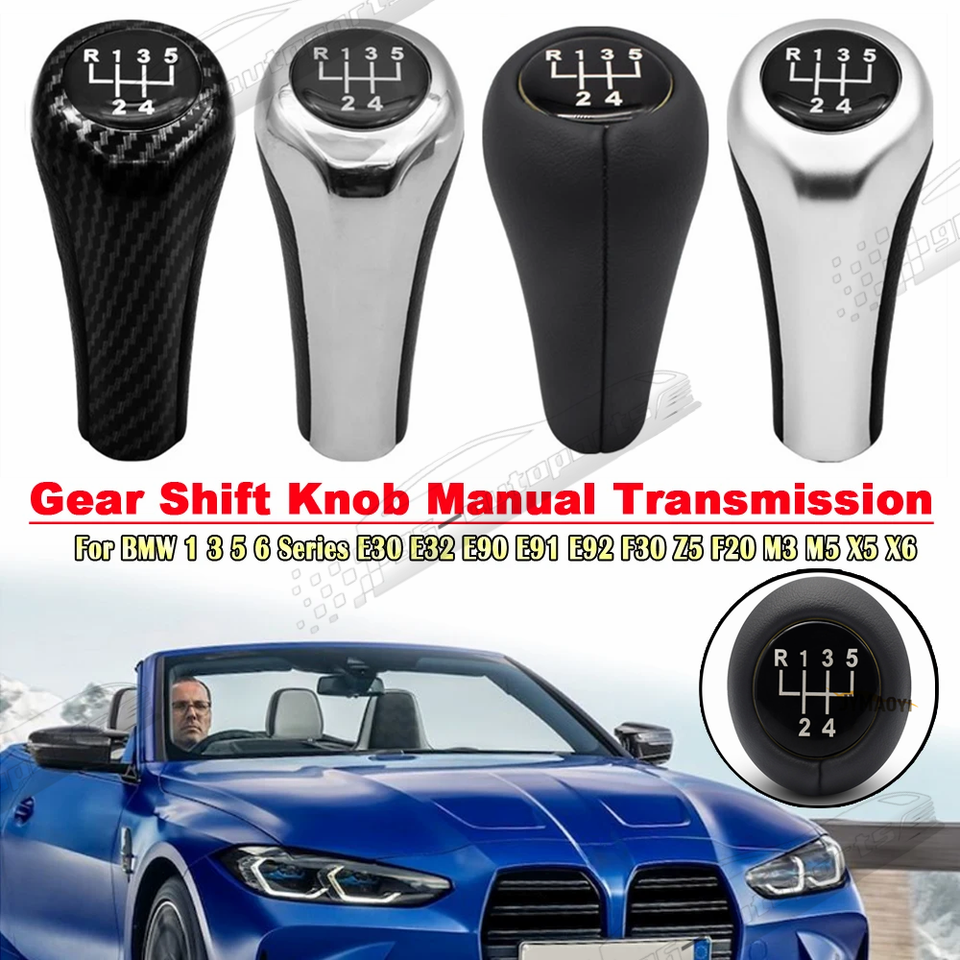 For BMW 1 3 5 6 Series X1 X3 X5 X6 Manual 5 Speed MT Gear Shift Knob ...