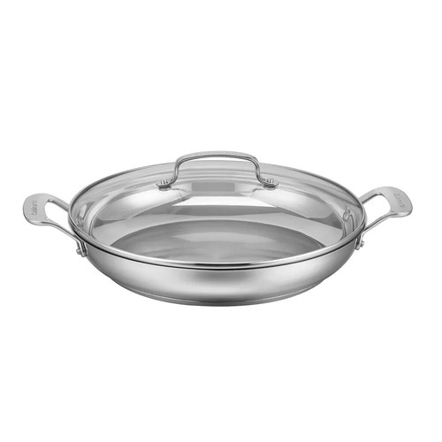 Cuisinart Classic 12" Stainless Steel Everyday Pan with Cover - 8325 ...