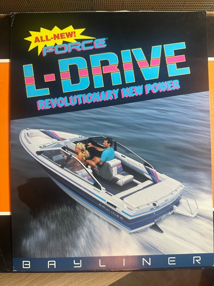 Force L Drive Motor Promo Catalog Brochure Inboard Outboard Motor ...